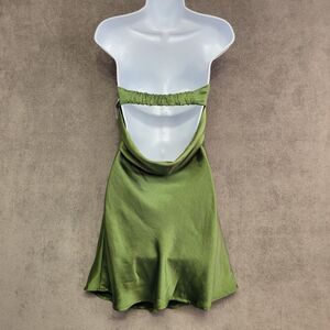 Windsor | Dresses | Windsorstore Strapless Dress Womens Small Green ...